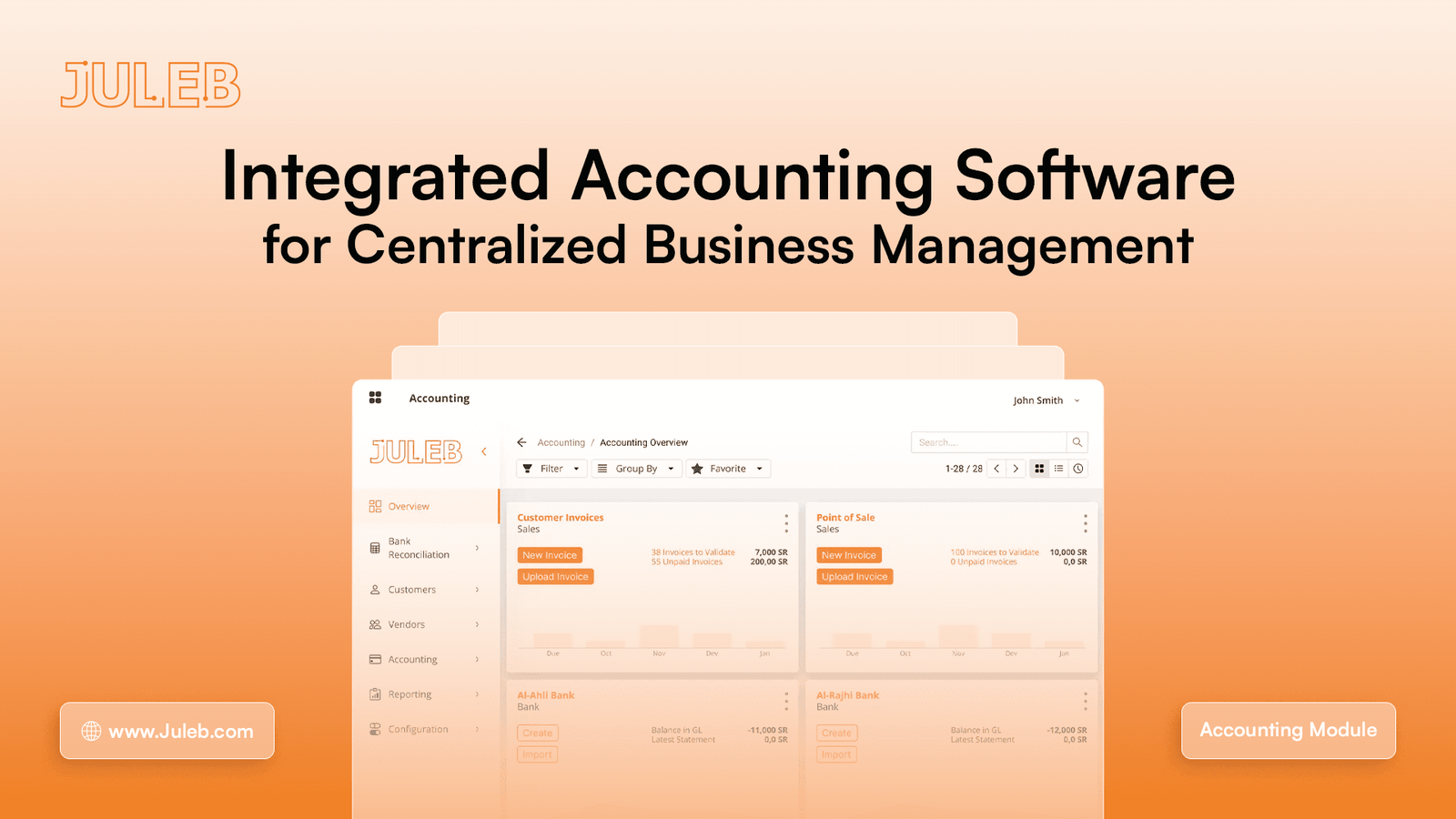 Integrated Accounting Software for Centralized Business Management